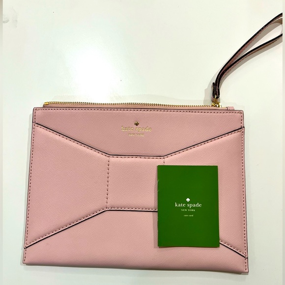 kate spade | Bags | Kate Spade Envelope Clutch Light Pink | Poshmark